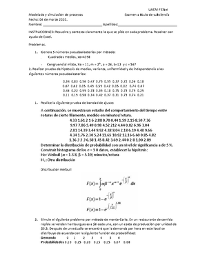 LEE - RUDD - Ejercicios del metodo Lee-rudd - Simulación De Procesos ...