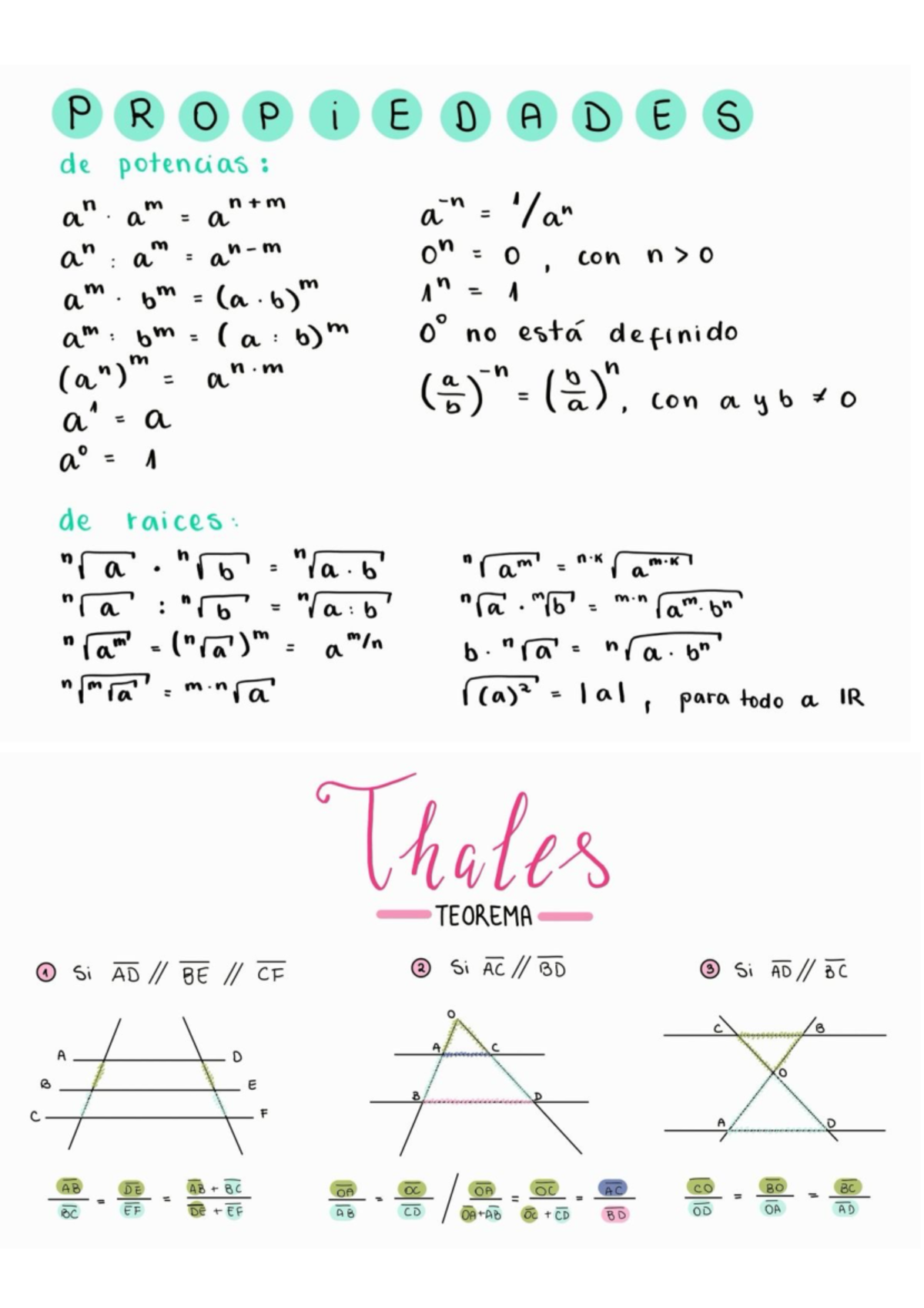 Material Paes - Apuntes de formulas paes matematicas. - Matemáticas ...
