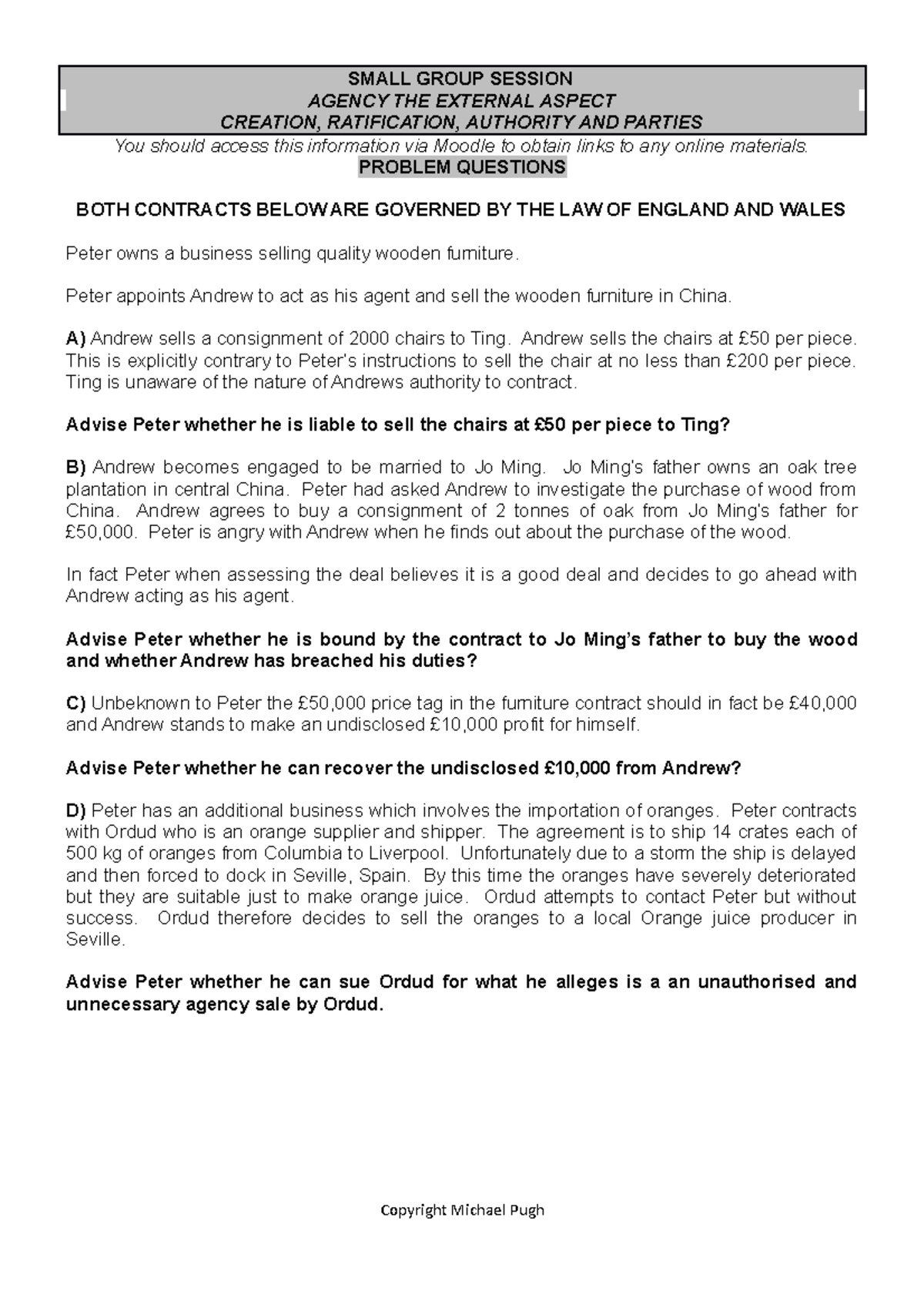 SGS Agency Qs 2021 28 October 2021 - SMALL GROUP SESSION AGENCY THE ...