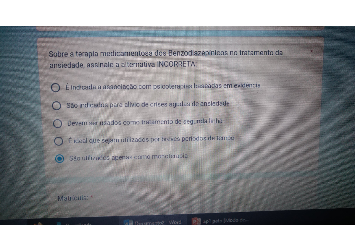 Forms ansiolíticos - Farmacologia - Studocu