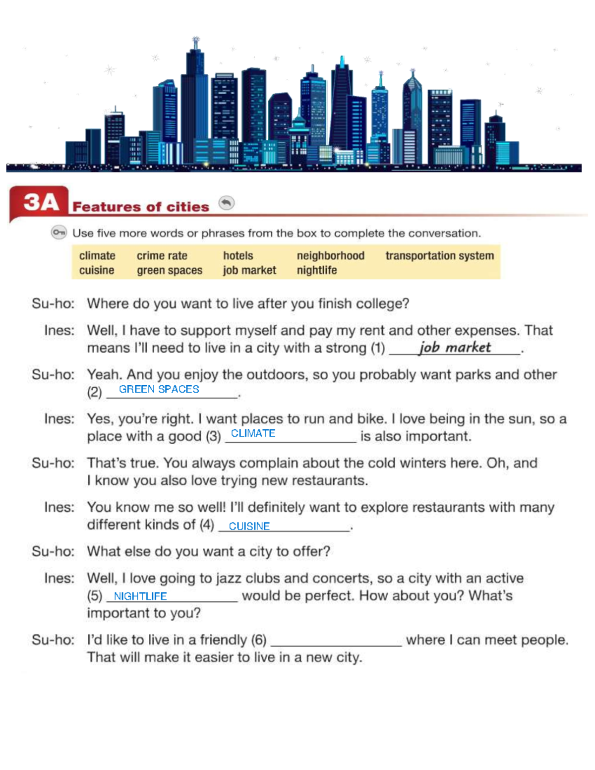 CITY Features - Assignment # 4 - 14 Julio 2023 UNIT 1 - Ingles IV - Studocu
