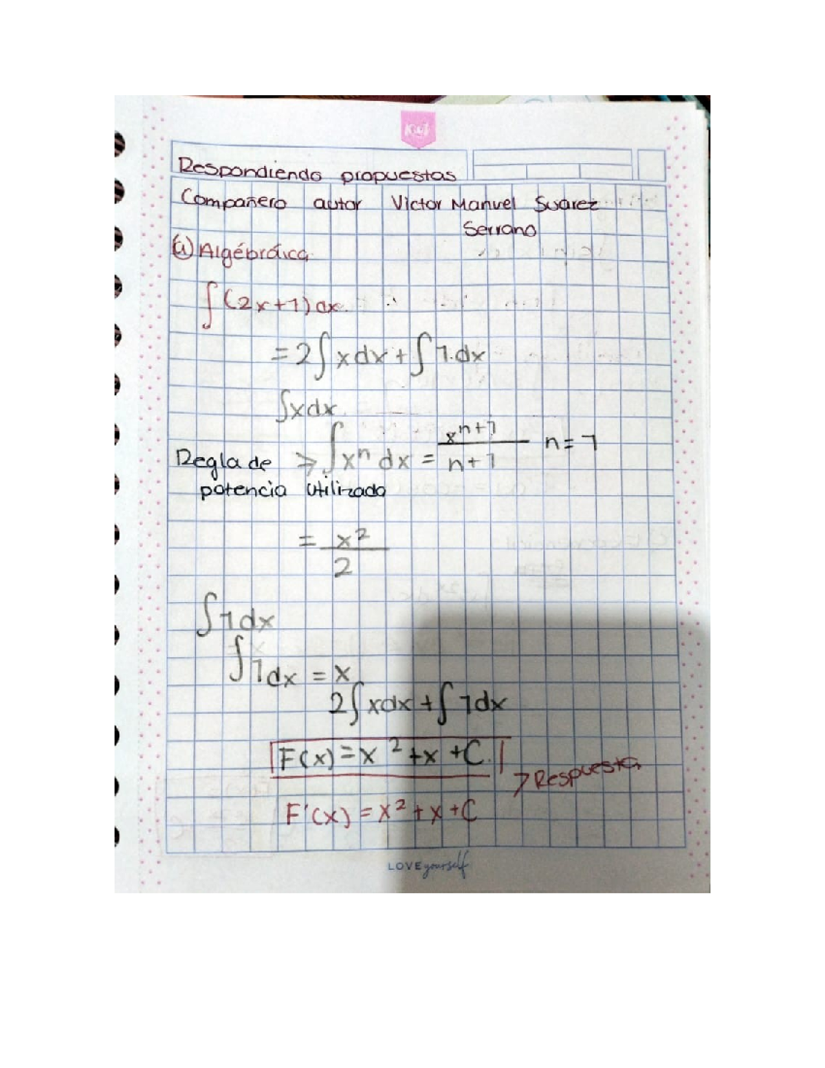 Calculo int act4 - Cálculo Integral - Studocu