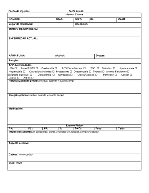 Caso 2 - Patología - Caso clínico resuelto - CASO CLÍNICO # 2 Masculino ...