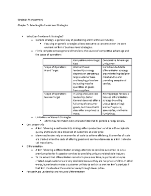 Strategic Management Ch 9 - 9 Executing Strategy through Organizational Design The Basic ...