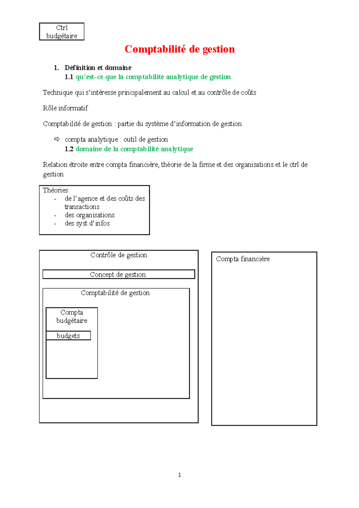 Comptabilité-de-gestion - Comptabilité de gestion Définition et domaine ...