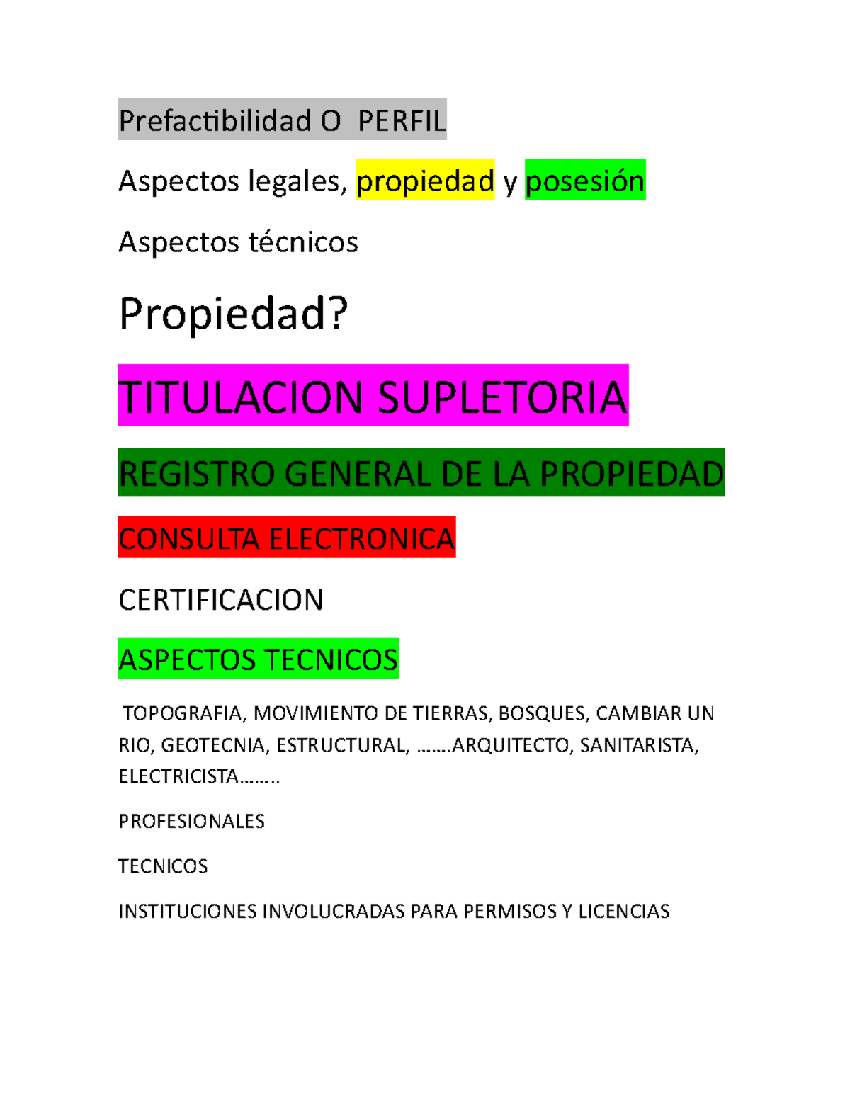 Prefactibilidad - Investigación del tema - Prefactibilidad O PERFIL ...