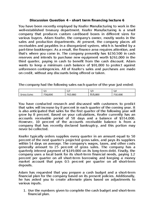 FM T2 Basic Treasury Functions - ABMF3174 FINANCIAL MANAGEMENT T2 Week ...