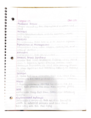 Chapter 1 -4 Notes - Chapter I January 4 Nutrients provide energy ...