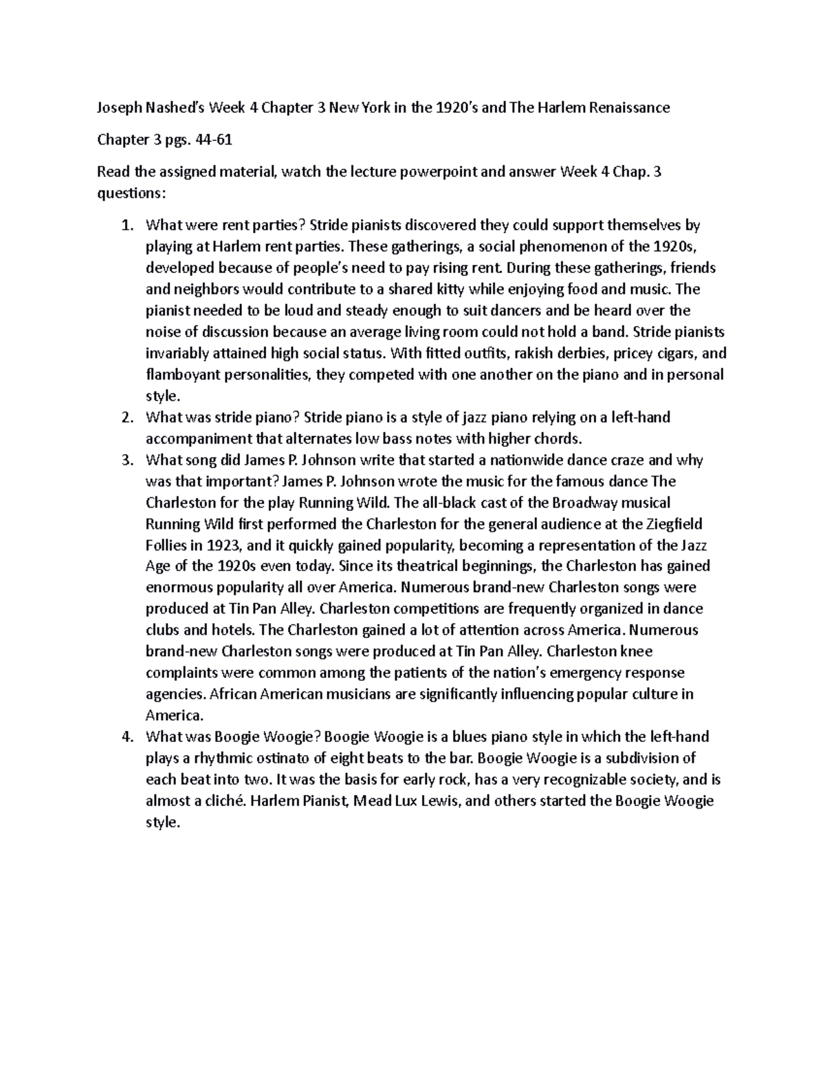 Joseph Nashed's Week 4 Chapter 3 Questions - Joseph Nashed’s Week 4 ...