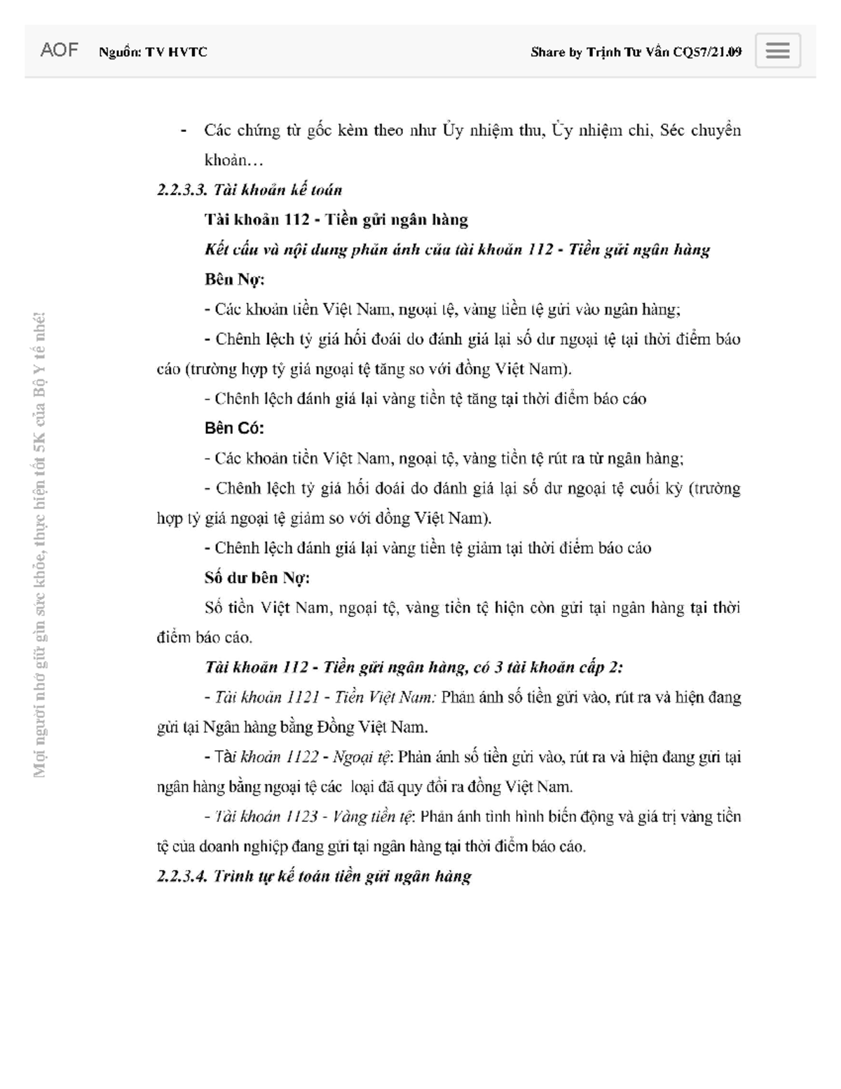 Part 2 - KTTC - ọ i ng ườ i nh ớ gi ữ gìn s ứ c kh ỏ e, th ự c hi ện t ố t 5K c ủ a B ộ Y t ế ...