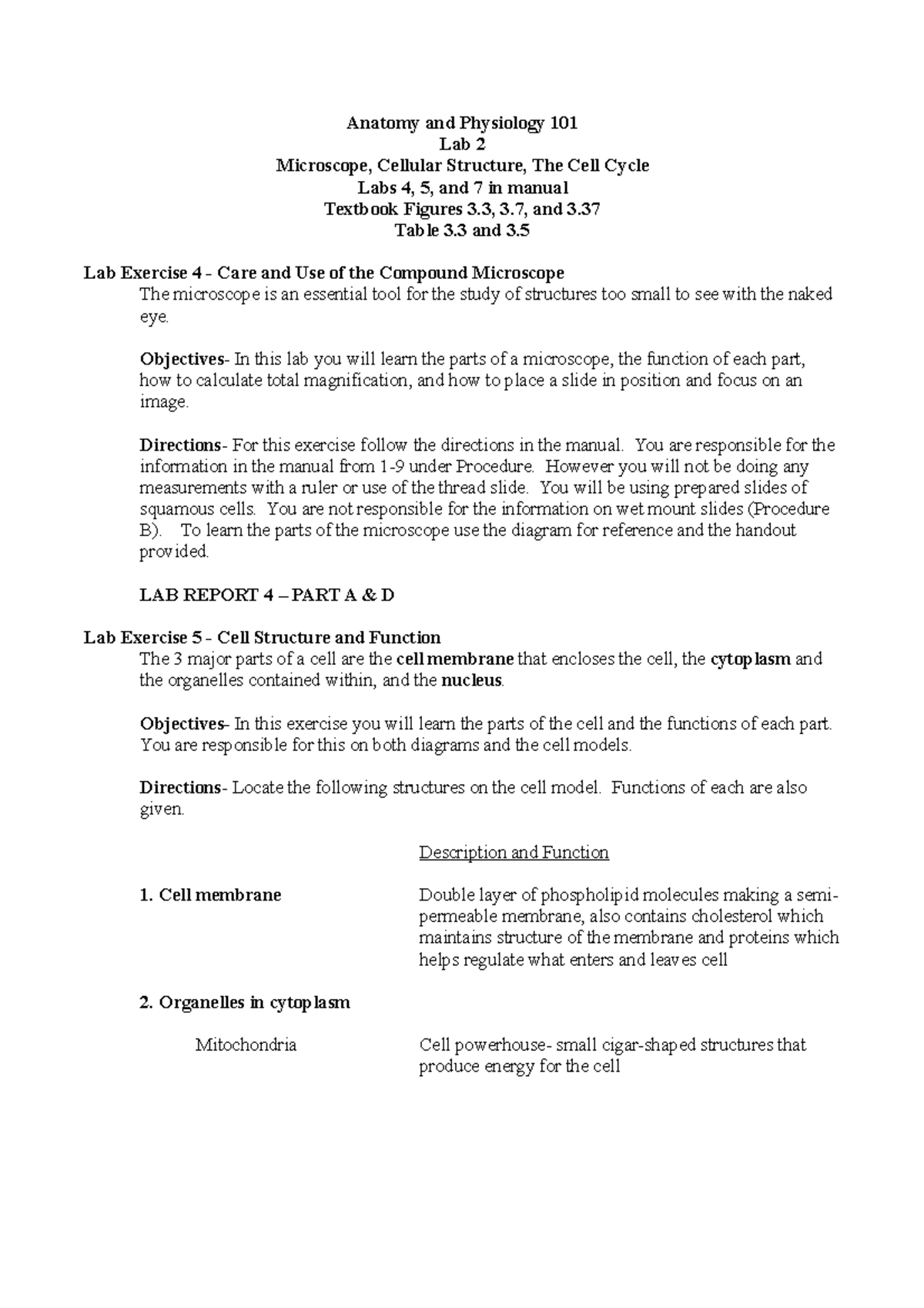 101-Lab-02-the-cell - labelling the cell - Anatomy and Physiology 101 ...