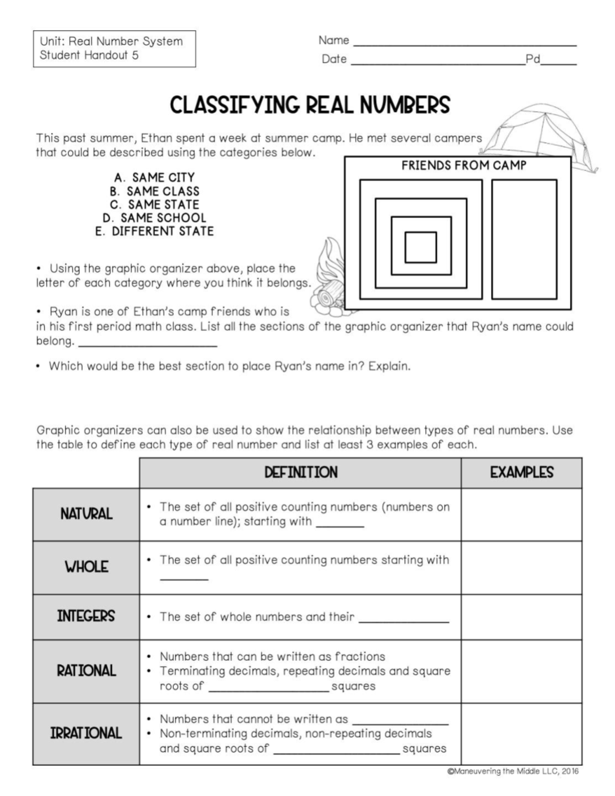 Copy of Real Number System - Notes Handouts - Studocu