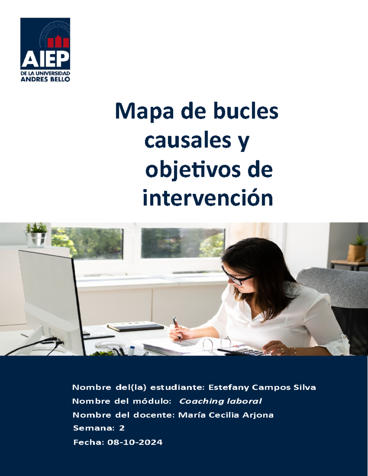 Semana 1 coaching laboral - Mapa de bucles causales y objetivos de intervención Fecha: 08-10 ...