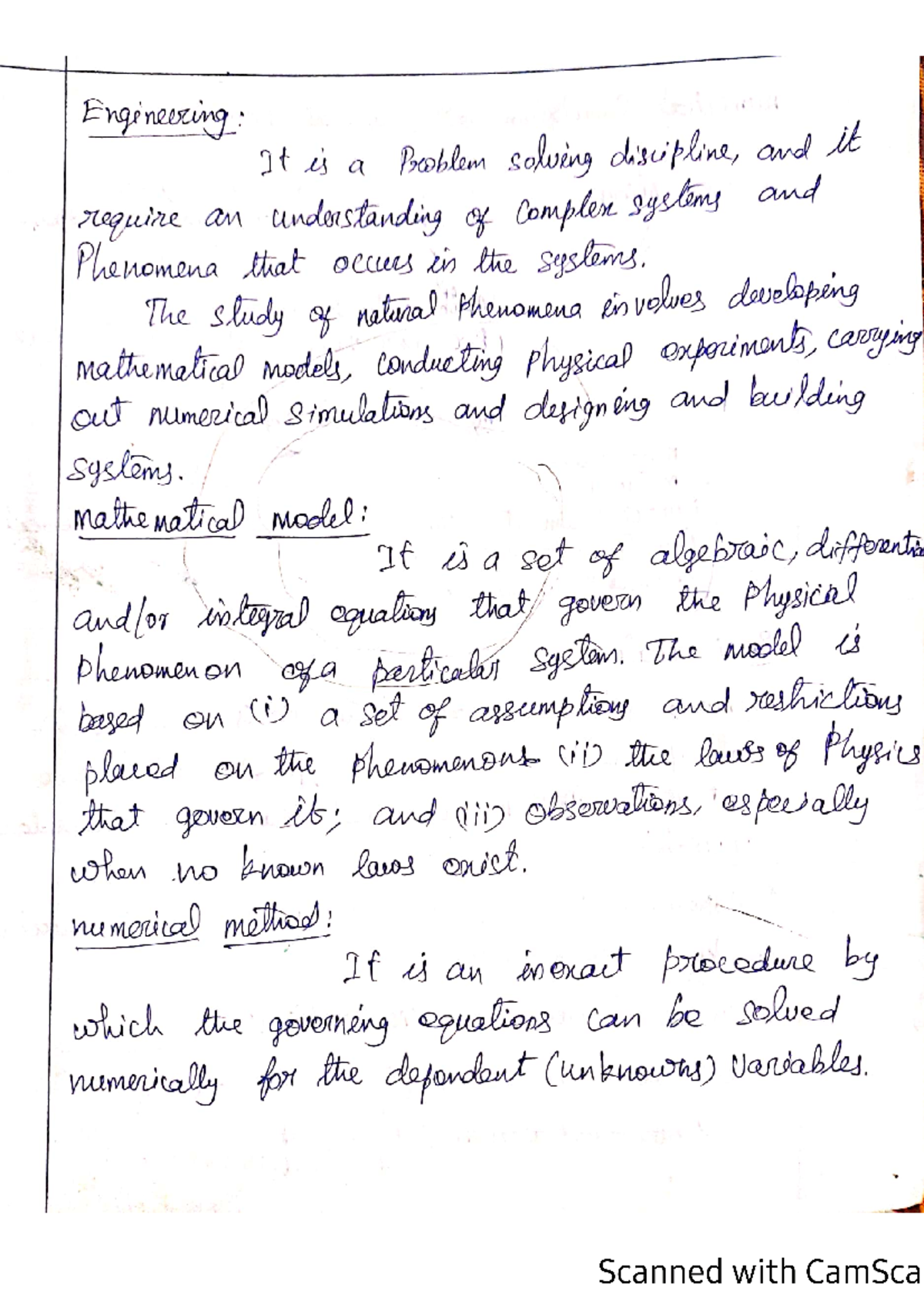 Notes of Finite Element Method Unit 1 and 2 - Finite element analysis ...