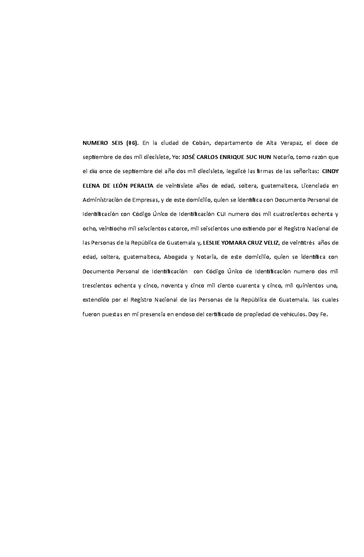 Testimonios - Material para práctica. - NUMERO SEIS (06). En la ciudad ...