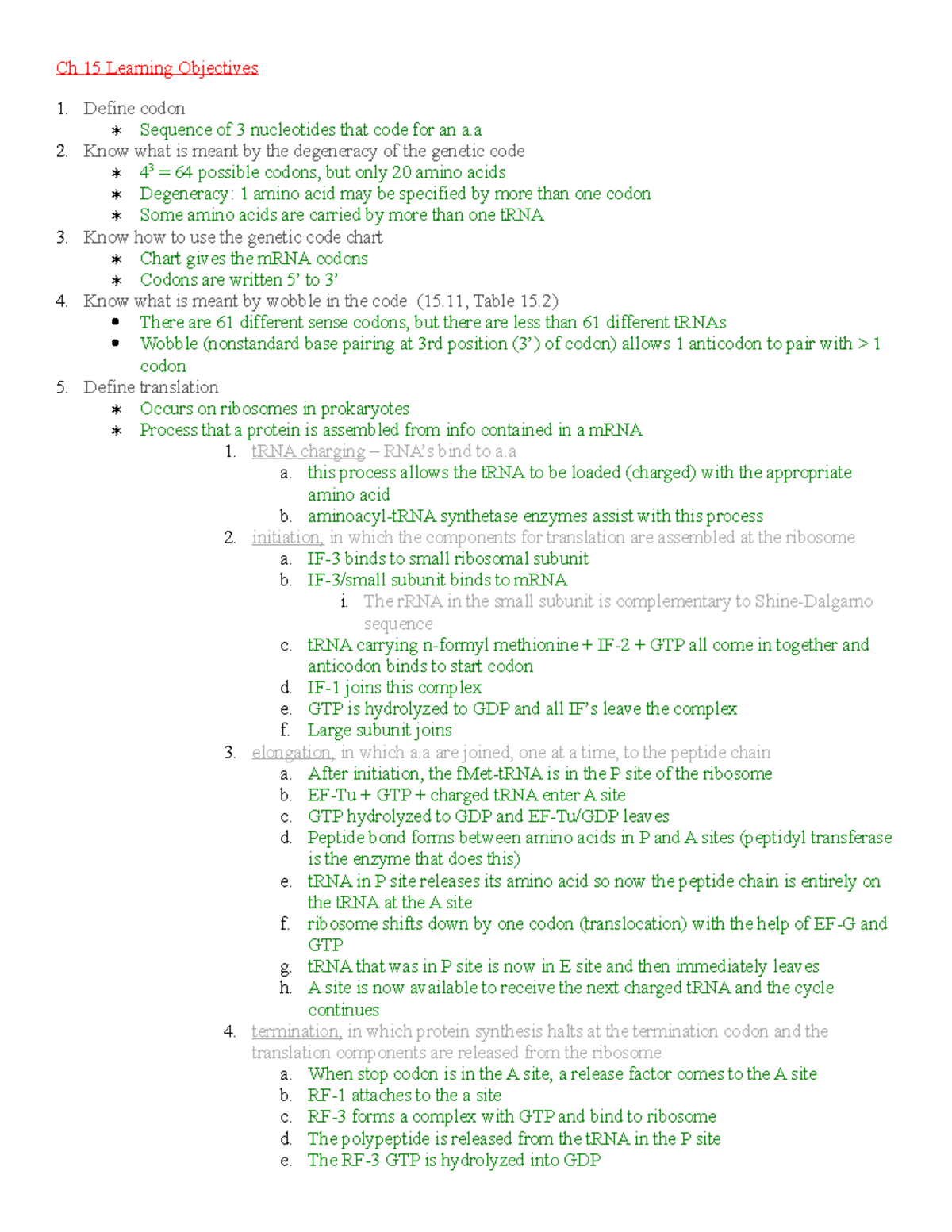 Ch15: Complete lecture, powerpoint, and book notes - Ch 15 Learning ...