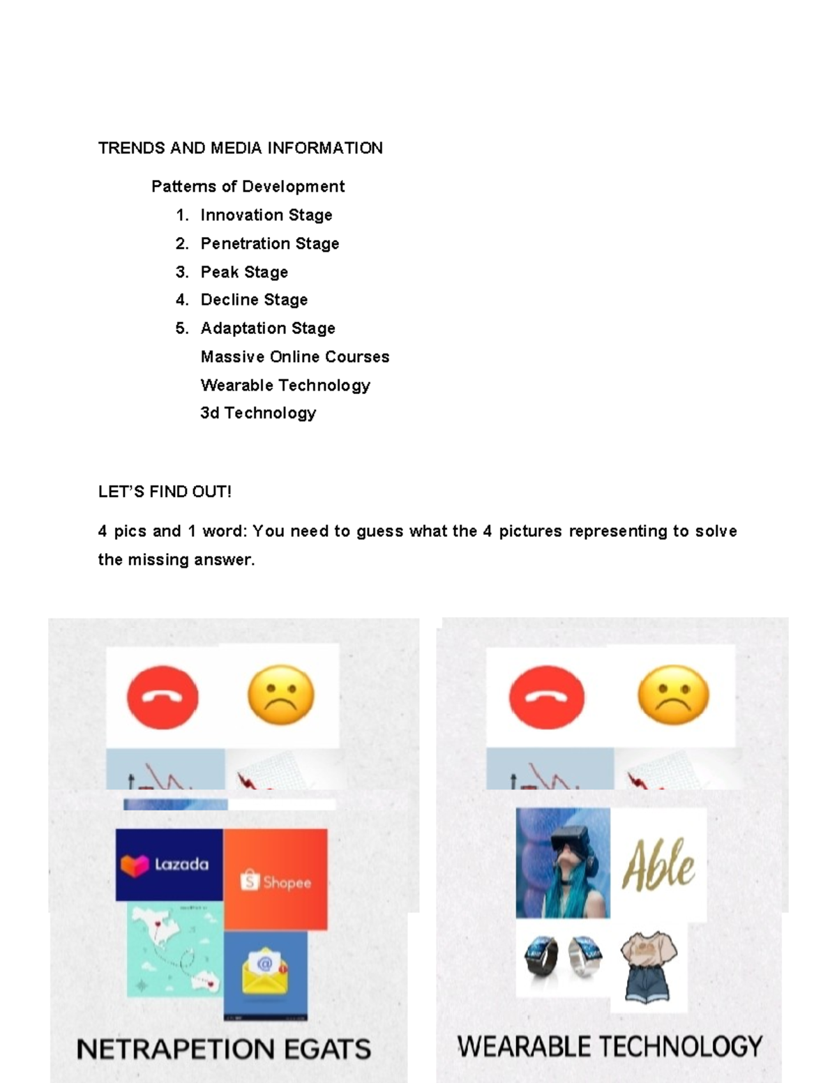 Media and Information Technology - TRENDS AND MEDIA INFORMATION ...