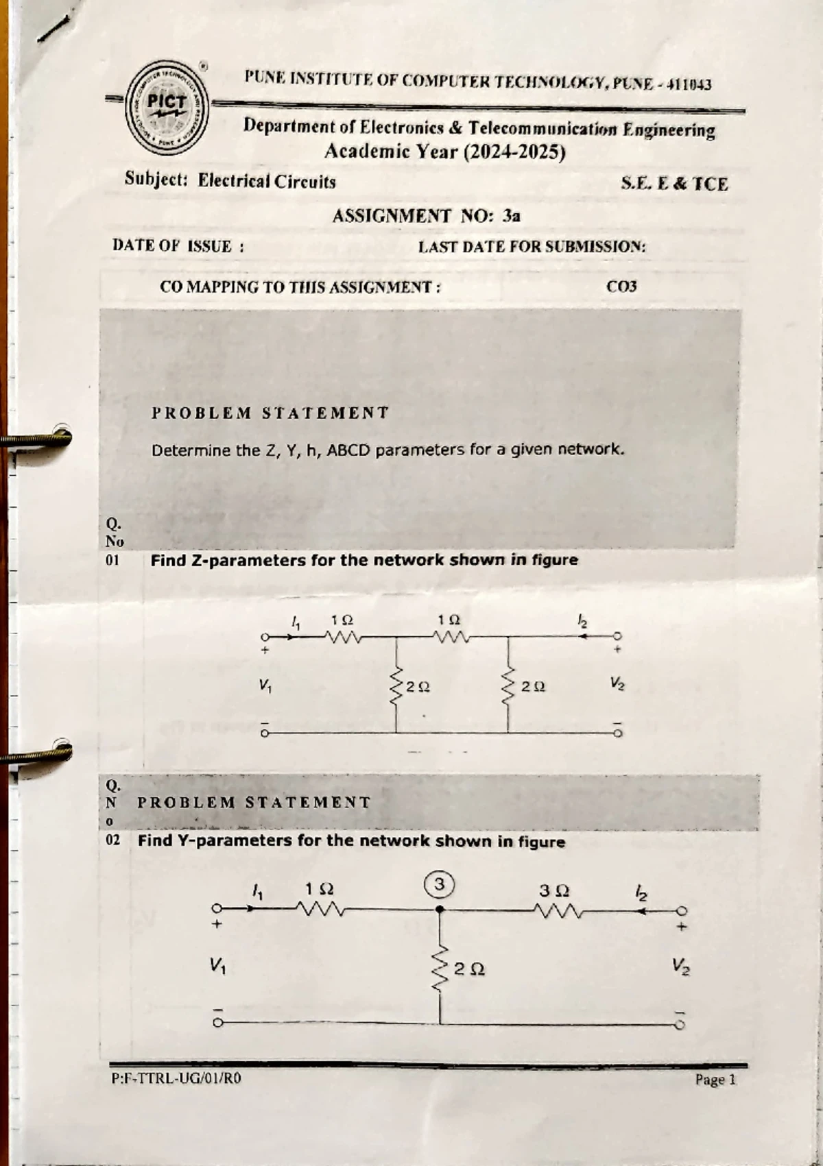 EXC File - File for PICT SE ENTC - PICT recentage ) Pune Institute of ...