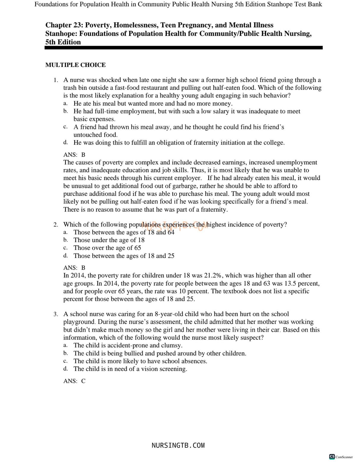 Public Health Week 3 Quiz Study Resources 3 - N340 - WCU - Studocu