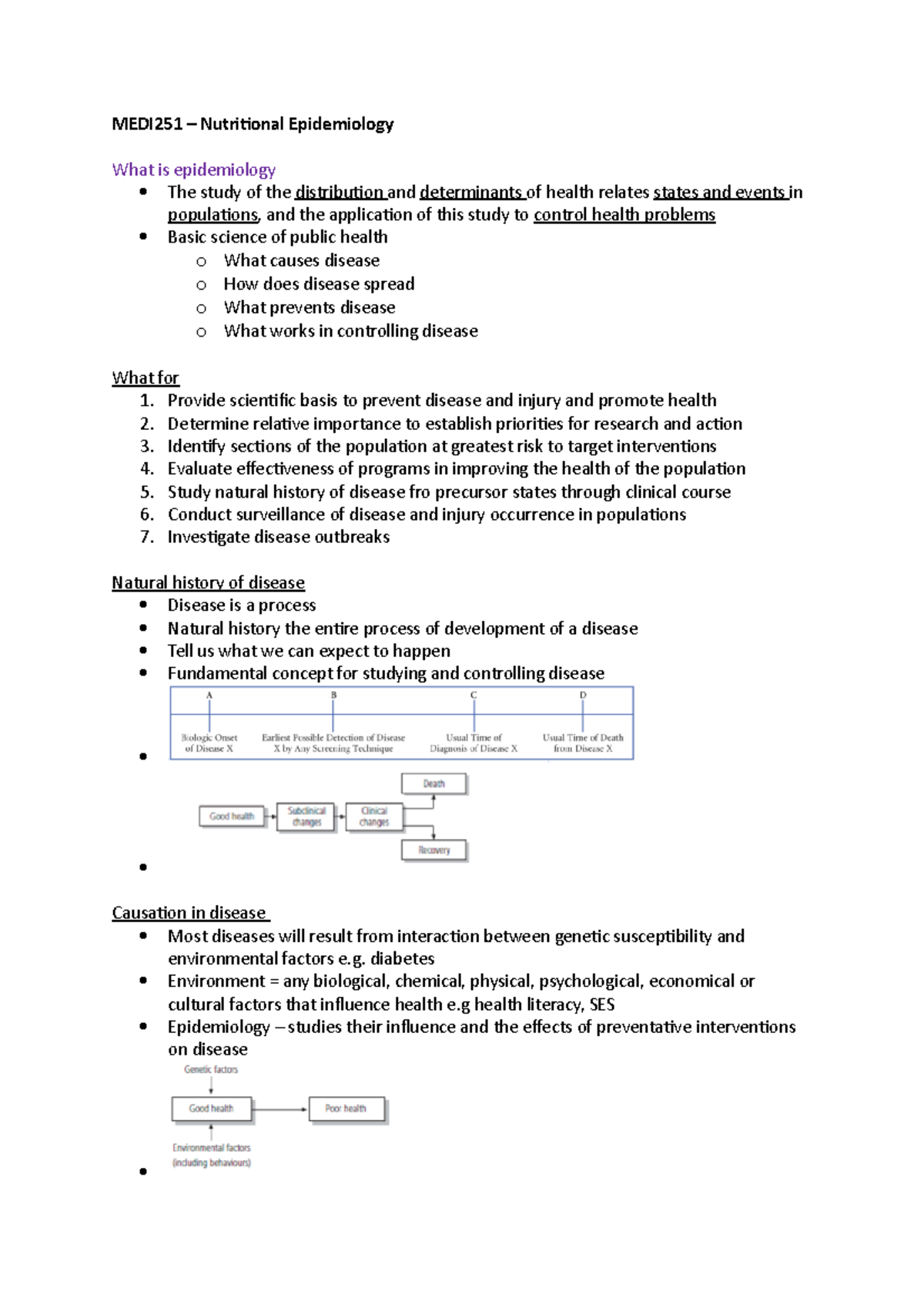 MEDI251 – Nutritional Epidemiology - MEDI251 – Nutritional Epidemiology ...