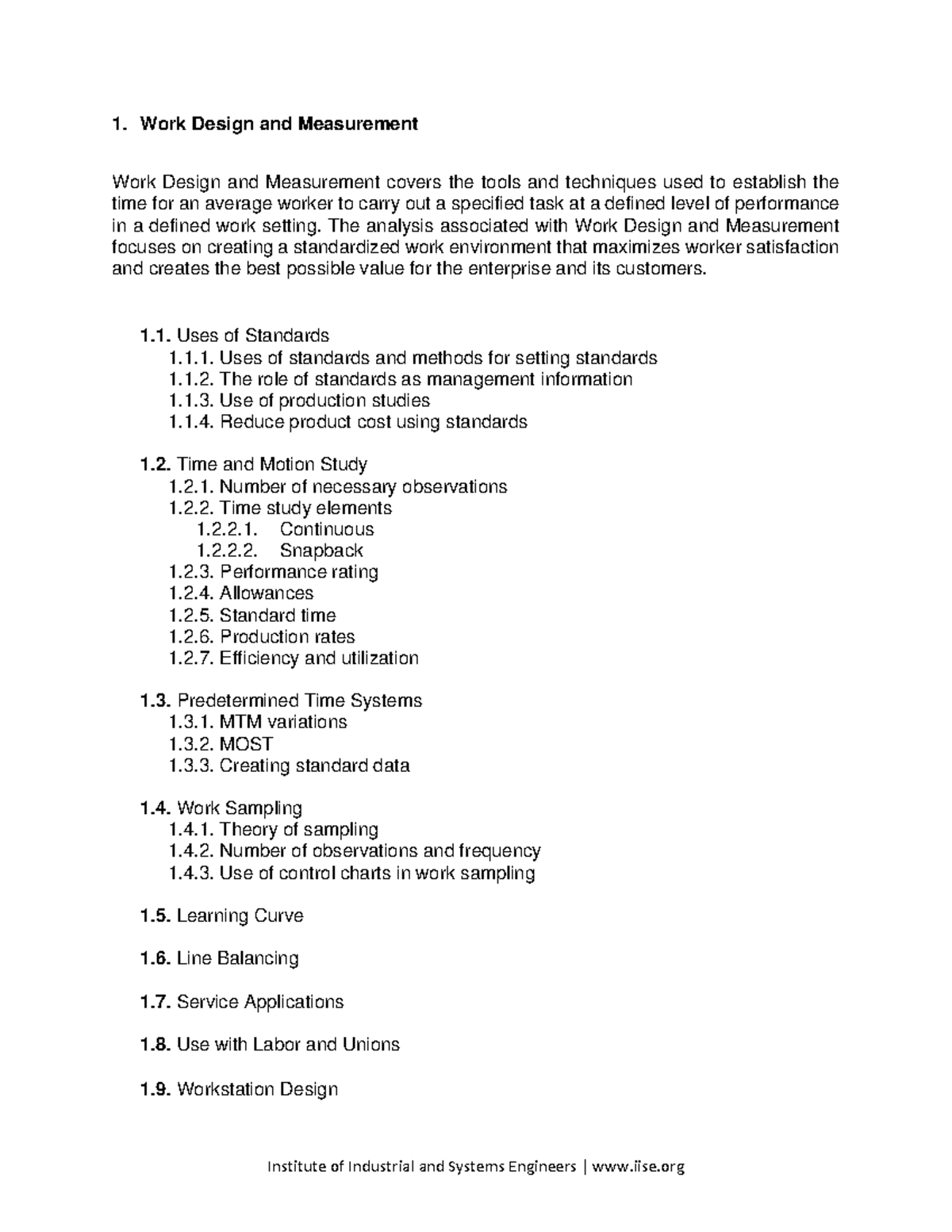 01 work design measurement v3 - Institute of Industrial and Systems ...