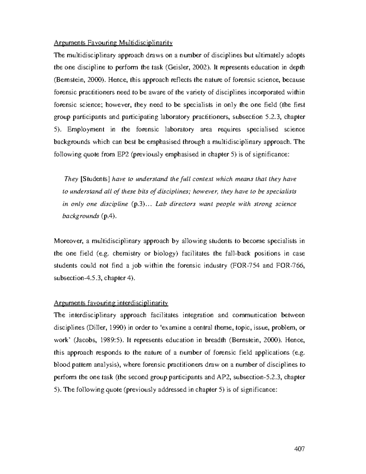 Forensic Science-101 - Notes - 407 Arguments Favouring ...