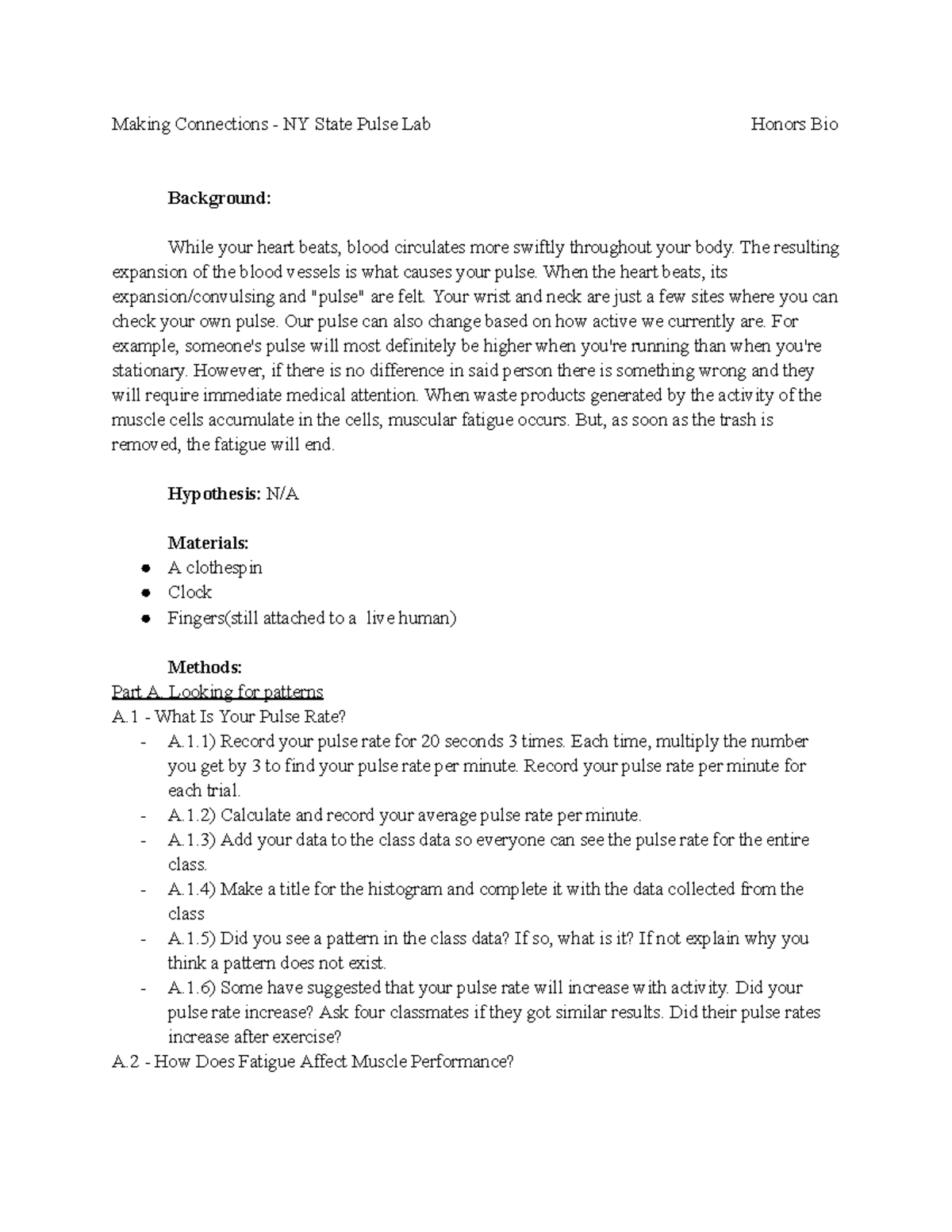 State Pulse Lab write up - Making Connections - NY State Pulse Lab ...