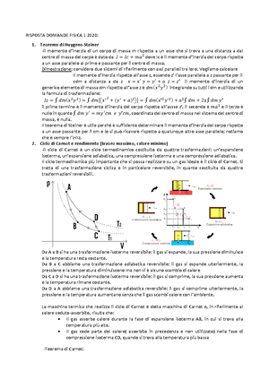 esercizi fisica generale - Esercizi di Fisica Generale per Ingegneria Gestionale – Canale 1 – A ...