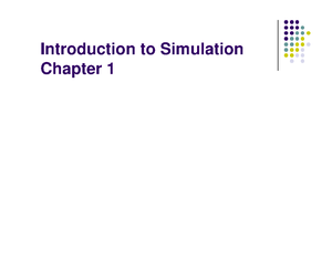 Detailed Solution of Assignments - Simulation and Modelling - Studocu