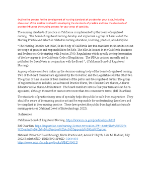 [Solved] How can I create a Donna Wright competency for a registered ...