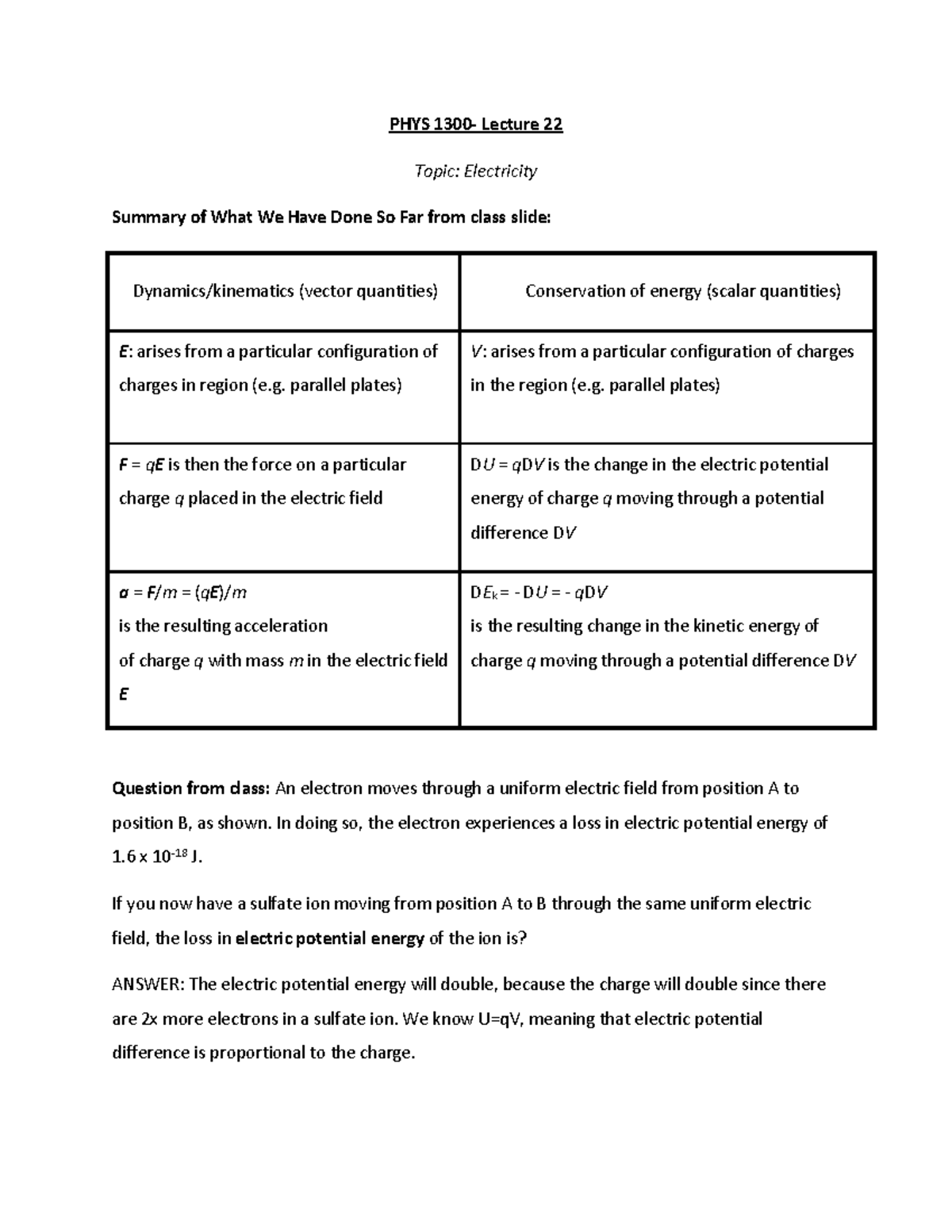 Phys 1300 Lecture Notes Warning Tt Undefined Function 23 Warning Tt Undefined Function