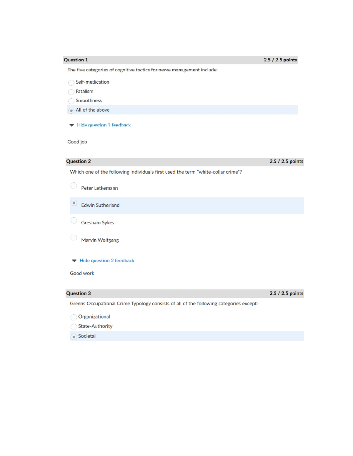 5-1 Quiz: Chapter 14 - PSY 310 - Studocu