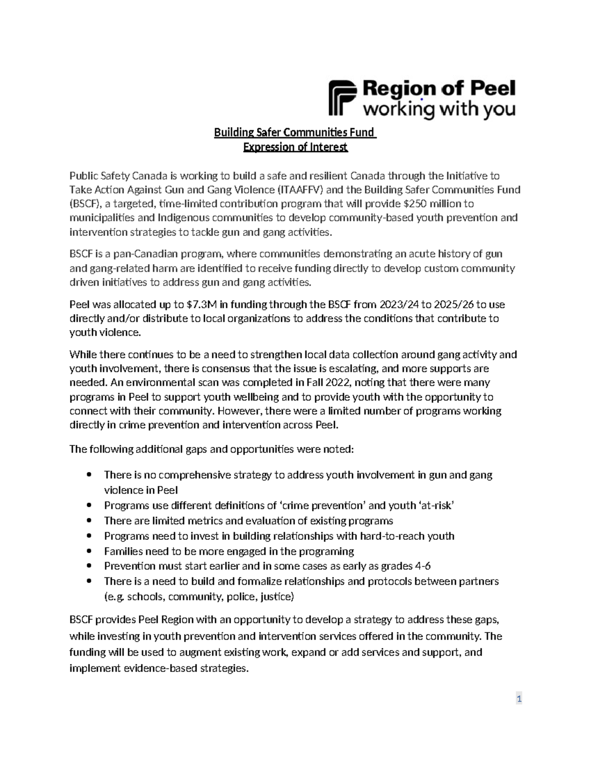 BSCF-EOI - Building Safer Communities Fund Expression of Interest ...