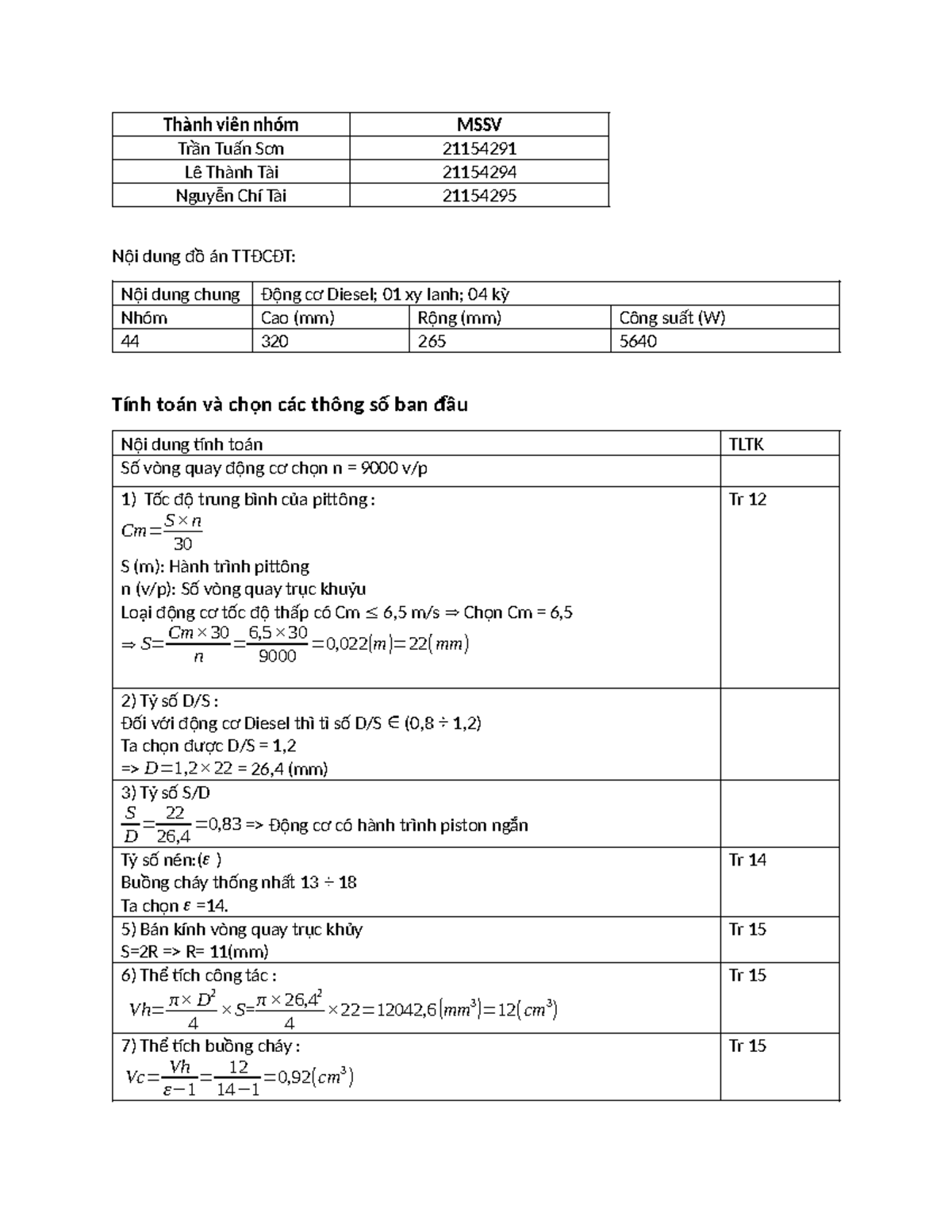 Ttdcdt nhóm 44 - Thành viên nhóm MSSV Trần Tuấn Sơn 21154291 Lê Thành Tài 21154294 Nguyễn Chí ...