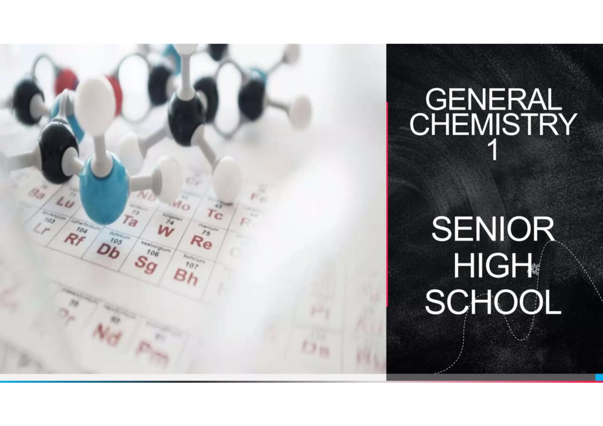 General Chemistry 1 - UNIT 1 Lesson 1-4 slideshare - Studocu