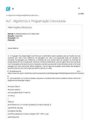 Exercicios-algoritmos - Algoritmos E Lógica De Programação - Studocu