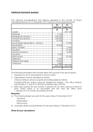 Accounting equation - Lecture notes 1 - Financial Accounting N SCHOOL ...