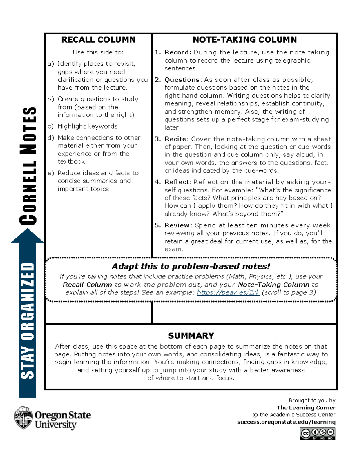 Cornell notes 20 - College and career readiness activity - C ORNELL N ...