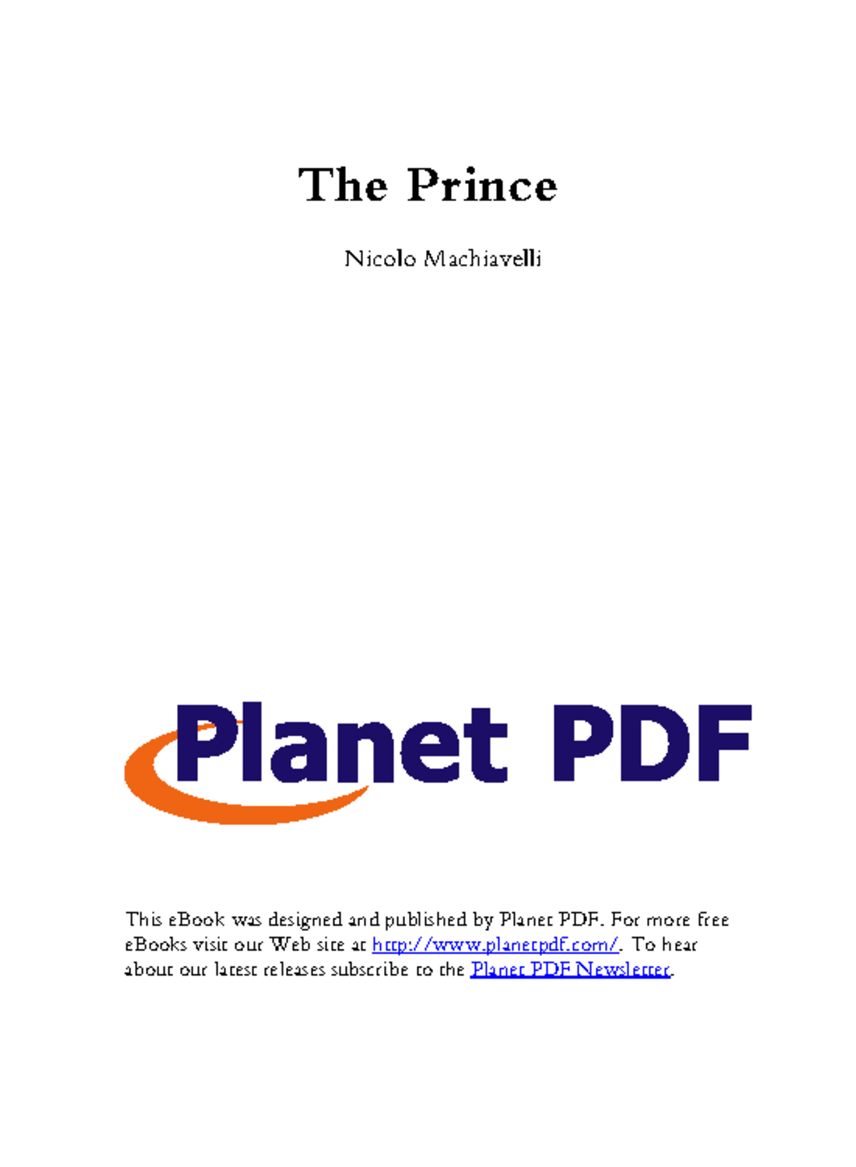 The Prince - Book - EDU H700 - Harvard - Studocu