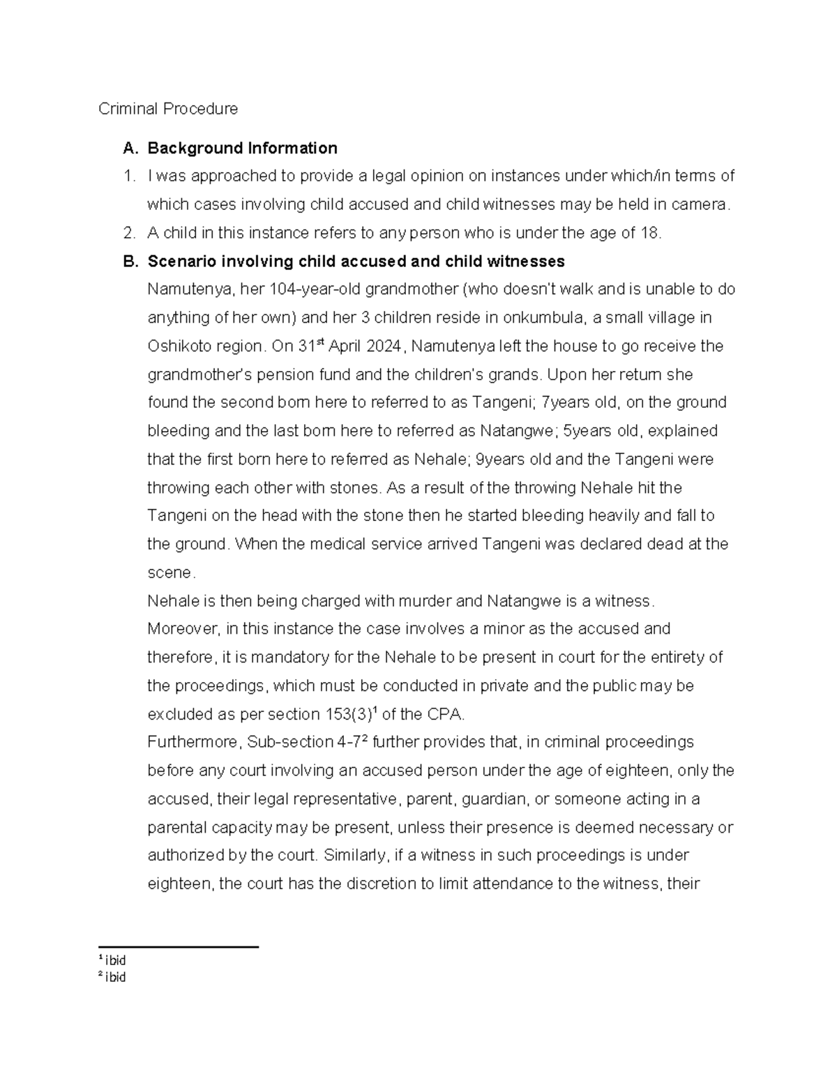 Criminal Procedure - VERY USEFULL PRACTICE MATERIAL - Criminal ...