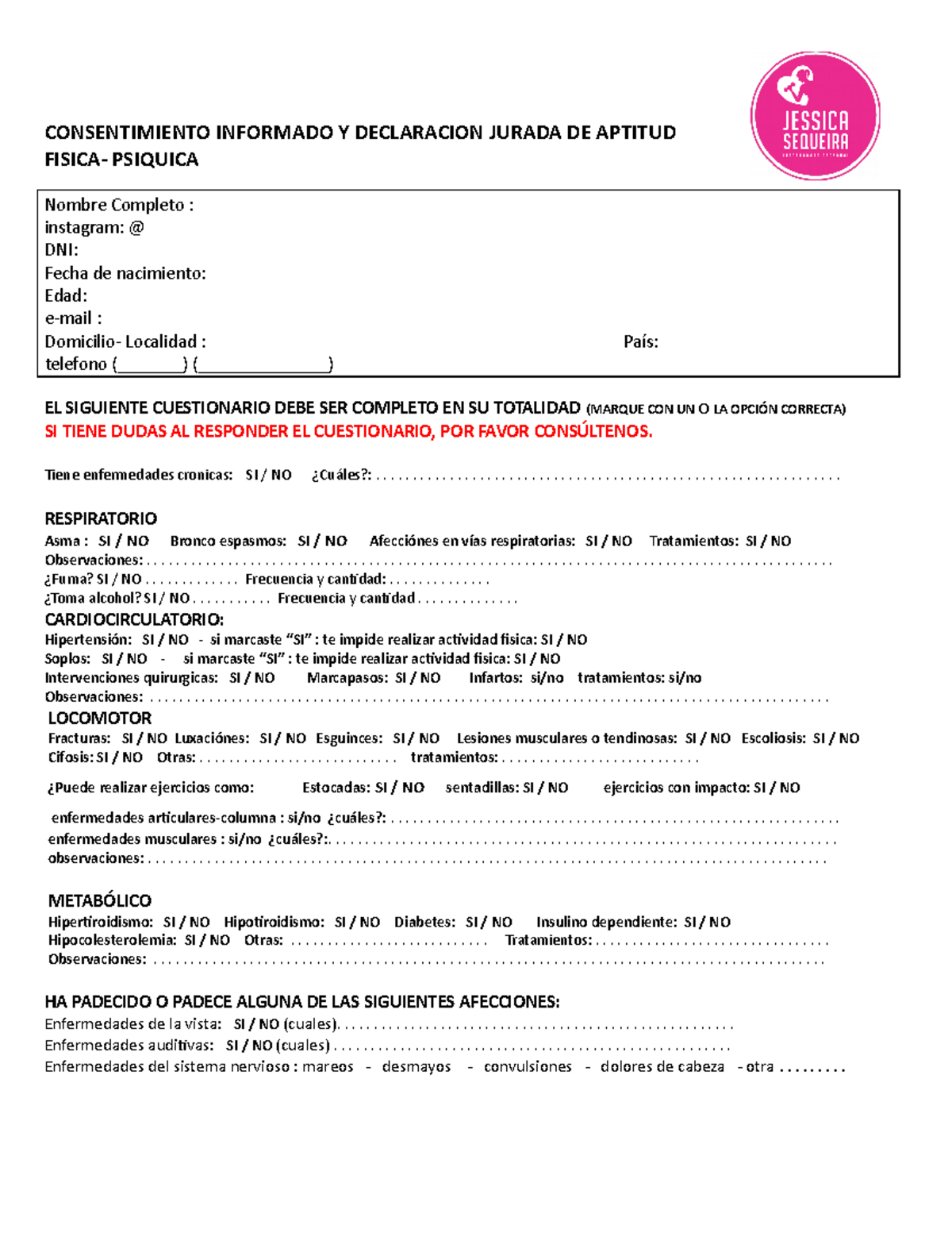 Consentimiento Informado Ejercicio Fisico Discount | innoem.eng.psu.ac.th