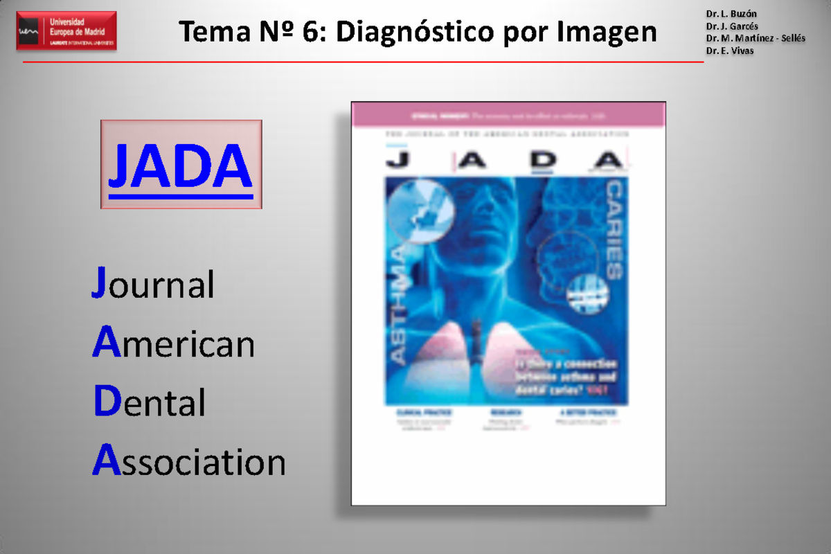 Tema 6 Estudios complementarios. D. por imagen - Tema Nº 6: Diagnóstico ...