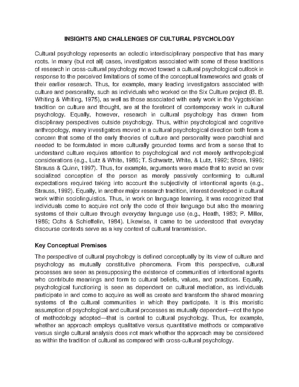 Cultural-Perspectives Lesson 5 - INSIGHTS AND CHALLENGES OF CULTURAL ...