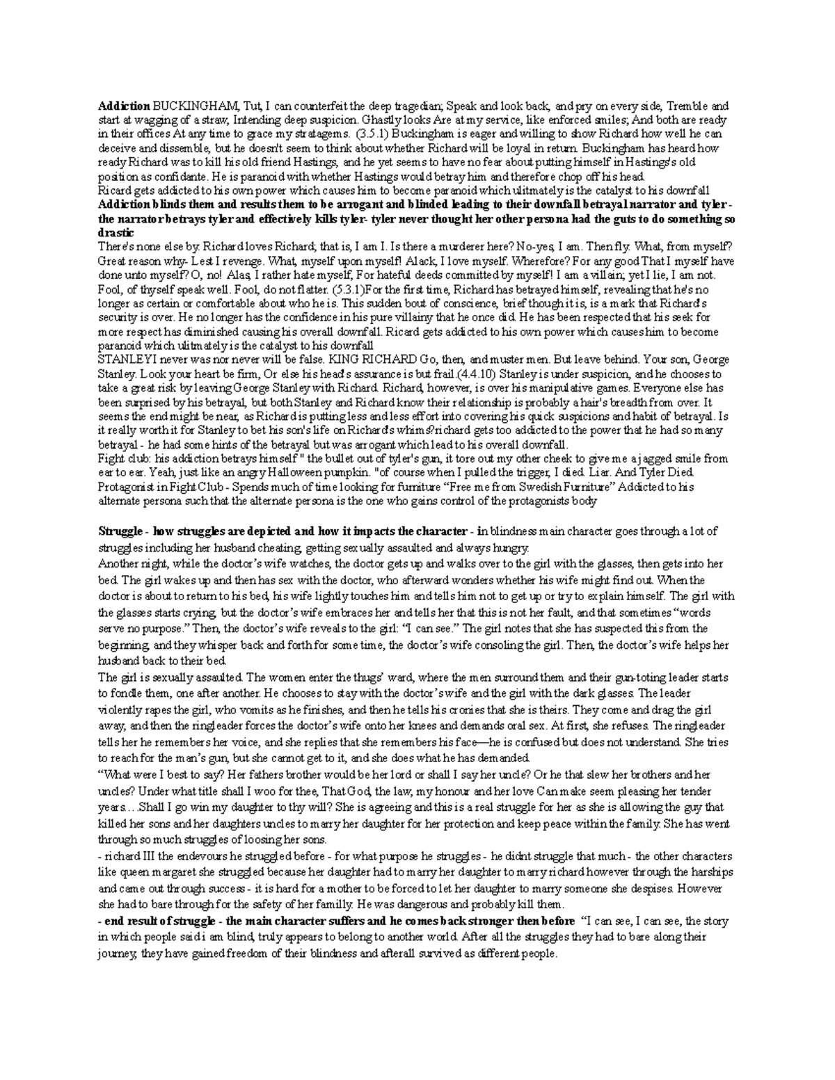 English cheat sheet - Yeah - Addiction BUCKINGHAM, Tut, I can ...