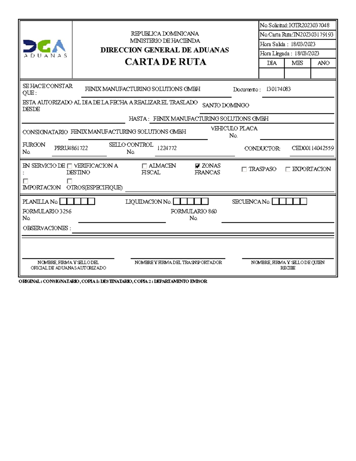 DOC-No.Carta Ruta TN202303179193 - _ NOMBRE, FIRMA Y SELLO DE QUIEN ...