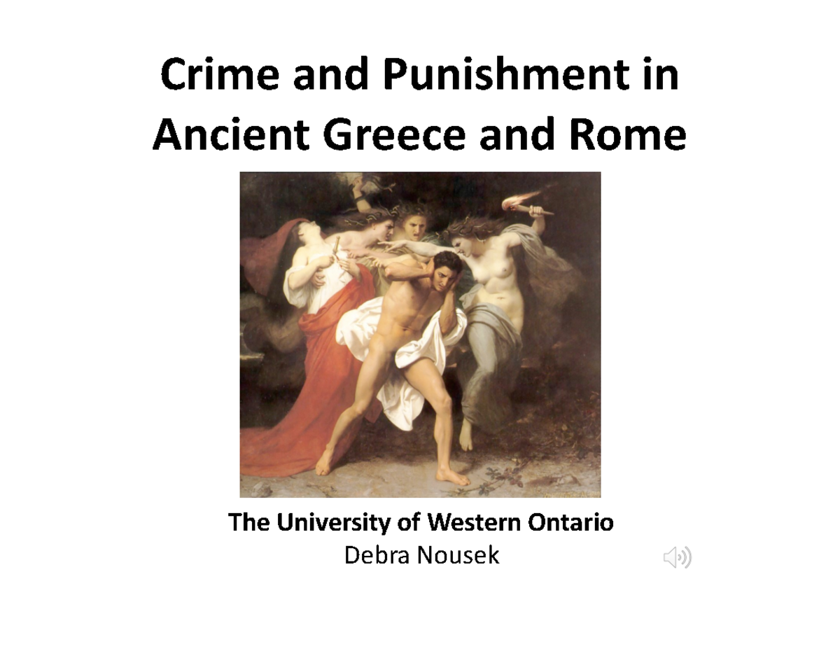 06+Athens+and+Draco s+Homicide+Law - Crime and Punishment in Ancient ...