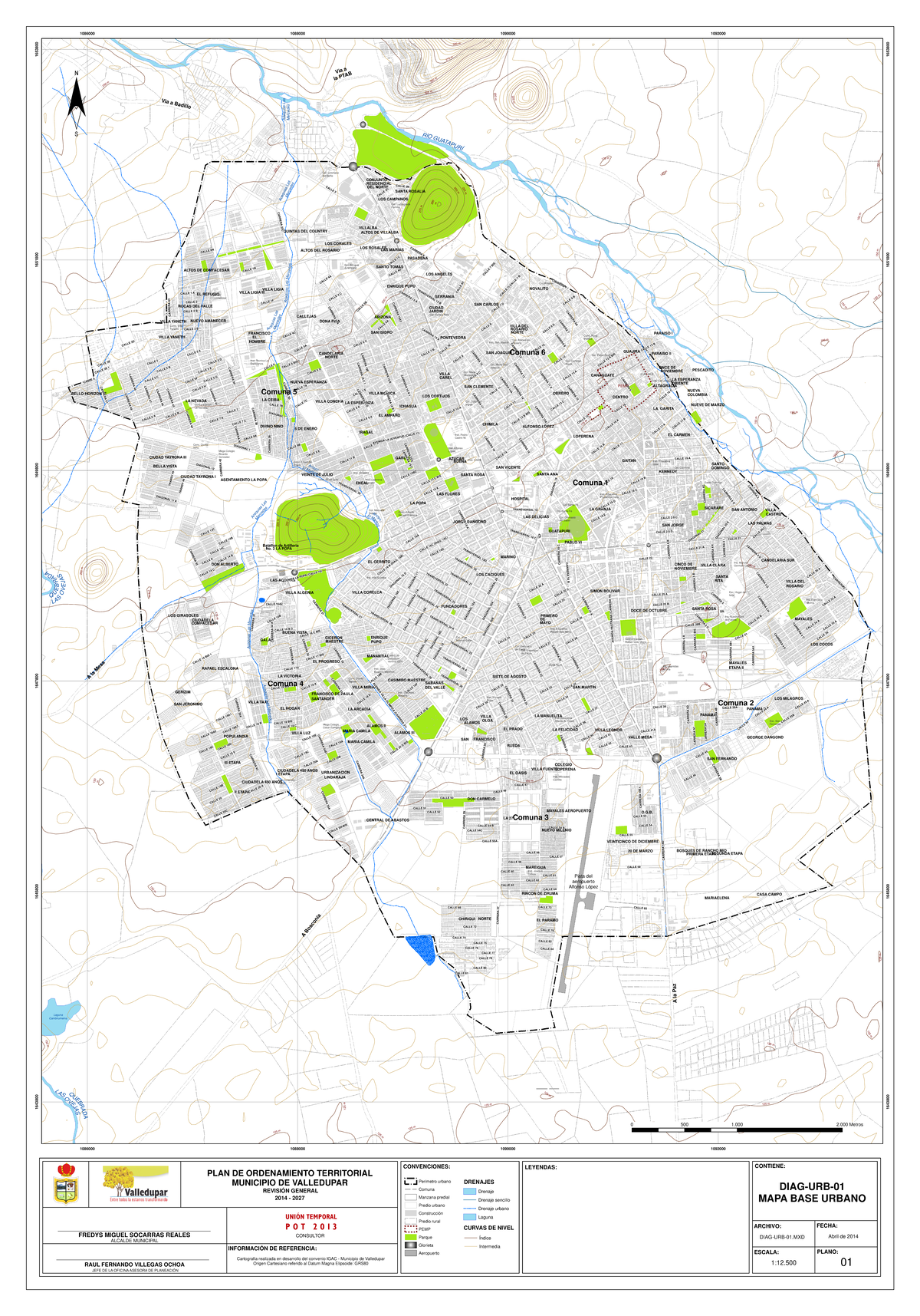 DIAG-URB-01 - MAPA BASE Urbano - Col. Jose Antonio Galan Centro de ...