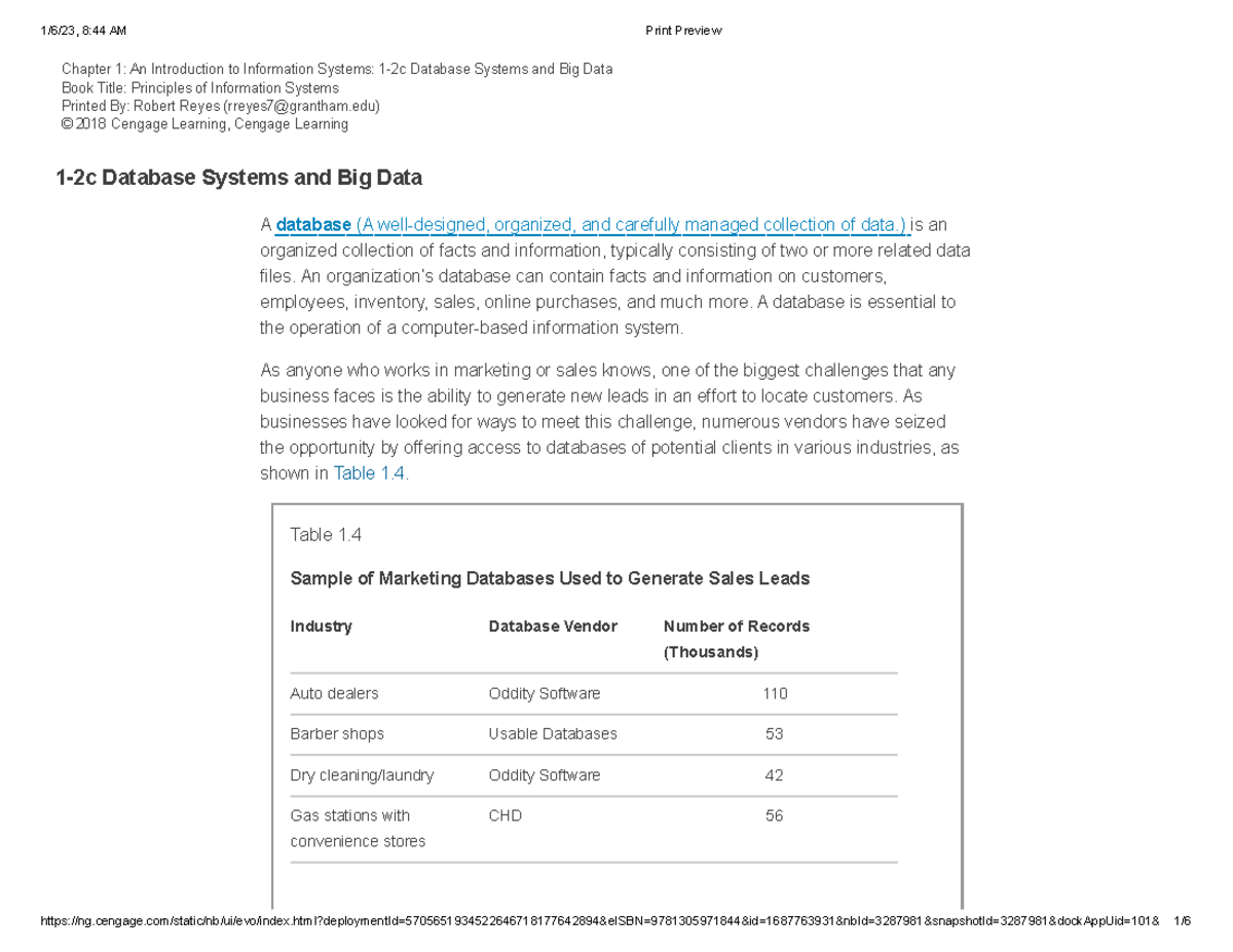 Chapter 1 - Principles of Information Systems 13th Edition - Chapter 1 ...