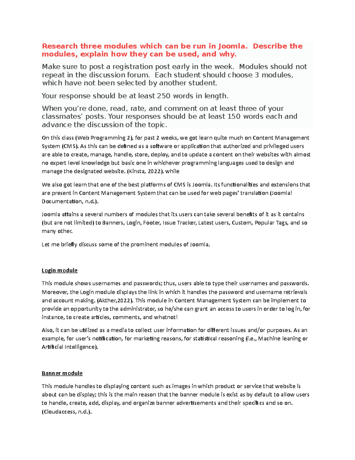 DF unit 07 CS3305 - discussion forum discussion forum - Research three ...