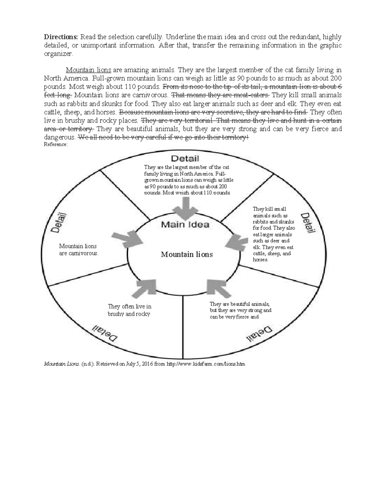 03 Activity 1 - hope it helps - Directions: Read the selection ...